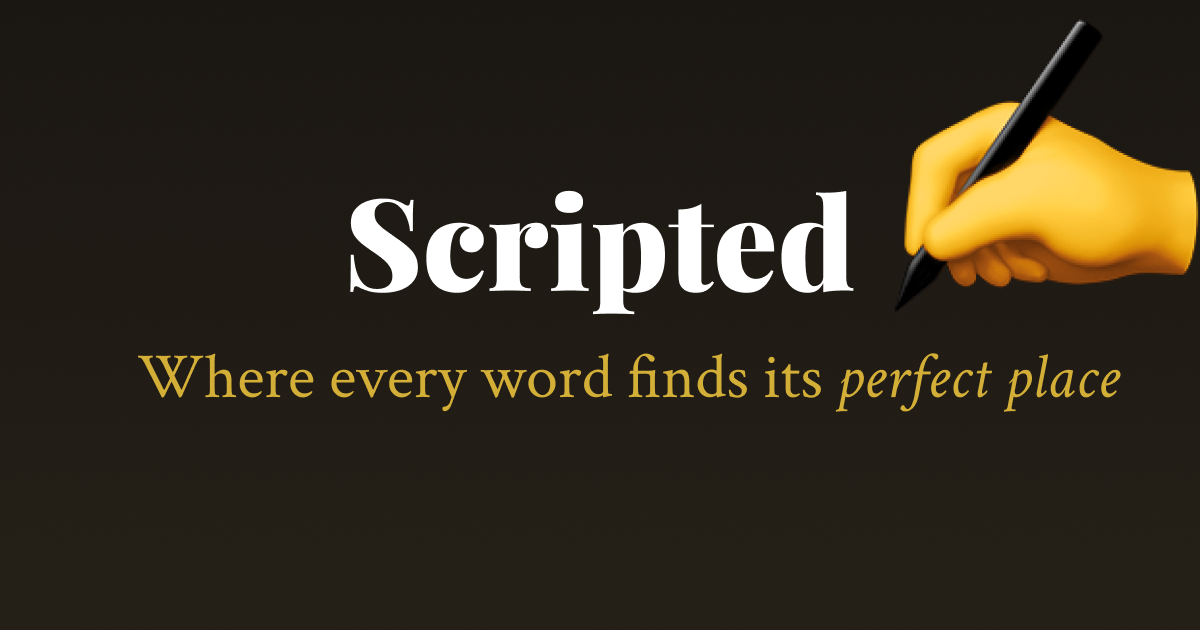Scripted - Professional Screenwriting Software